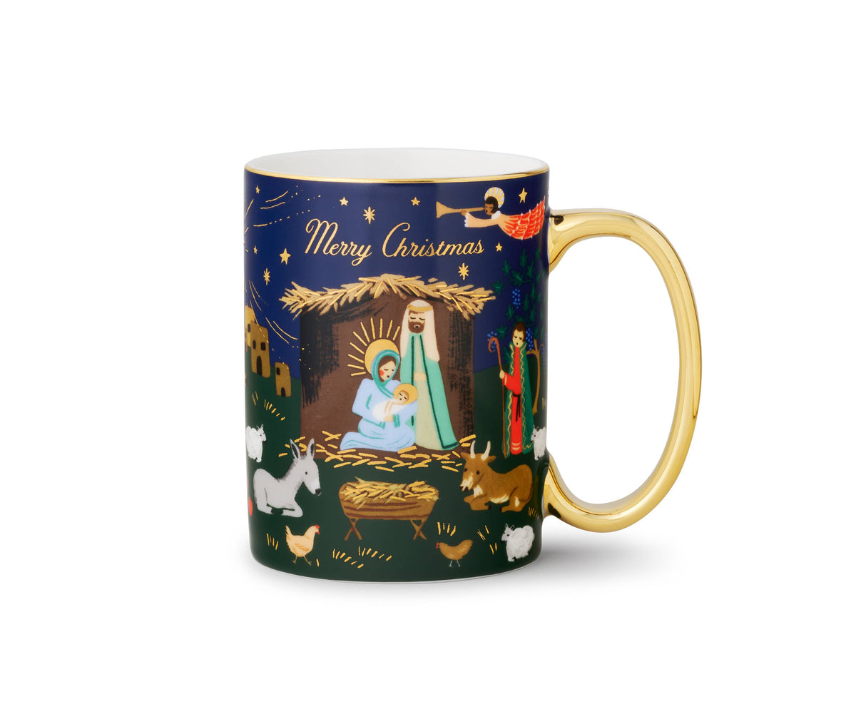 Nativity Scene Porcelain Mug – FletchandLo
